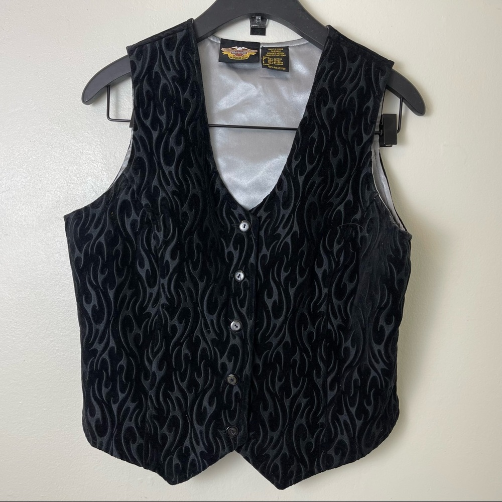 Harley Davidson Women’s Flame Vest Medium - Gem